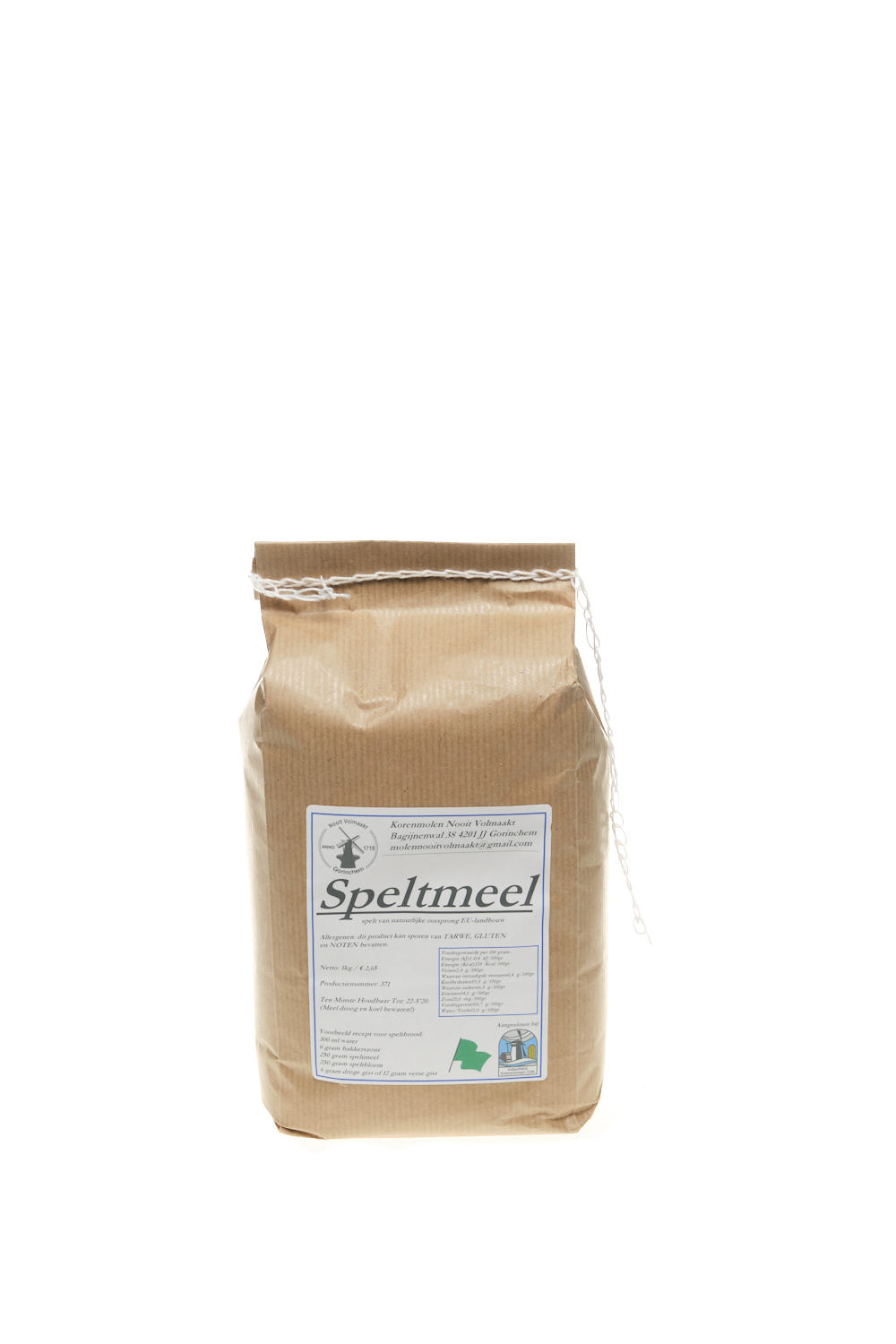 Biologisch speltmeel 1000 gram – Bloesem Molens